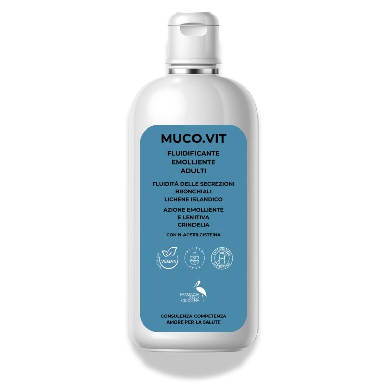 Mucovit - Sciroppo naturale contro muco e tosse - Farmacia della Cicogna